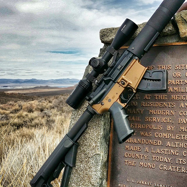 My wife's build - a bronze birthday gift : r/ar15