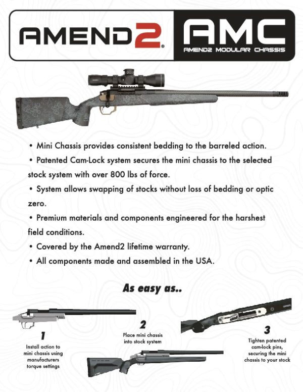 Amend2 Announces Their New AMC – MODULAR CHASSIS System for Bolt Action ...