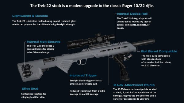The Desert Tech – Trek-22 – Ruger 1022 Stock | Varminter Magazine